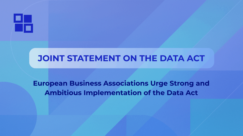 Joint Statement Data Act - Implement The Data Act
